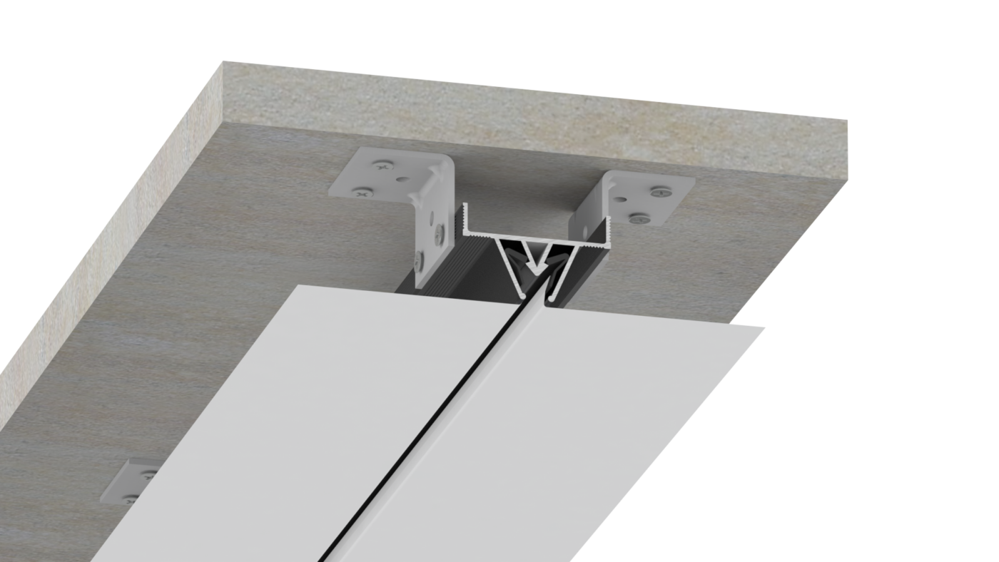 Aluminum profile for stretch ceiling Separator (AT6) - SkyShop