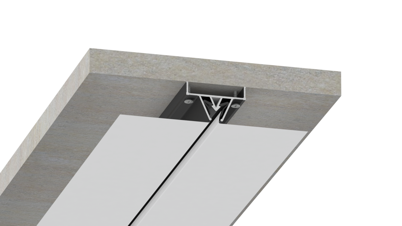 Aluminum profile for stretch ceiling Separator (AT6) - SkyShop